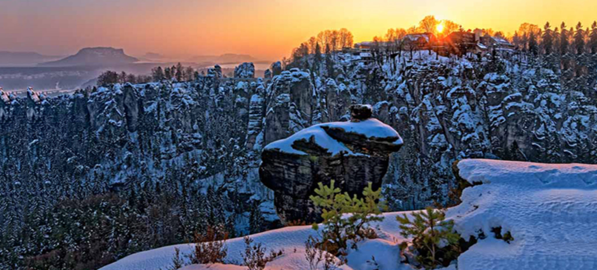 Bild Nationalpark-Sächsische-Schweiz-mit-Bastei-im-Winter Copyright ...